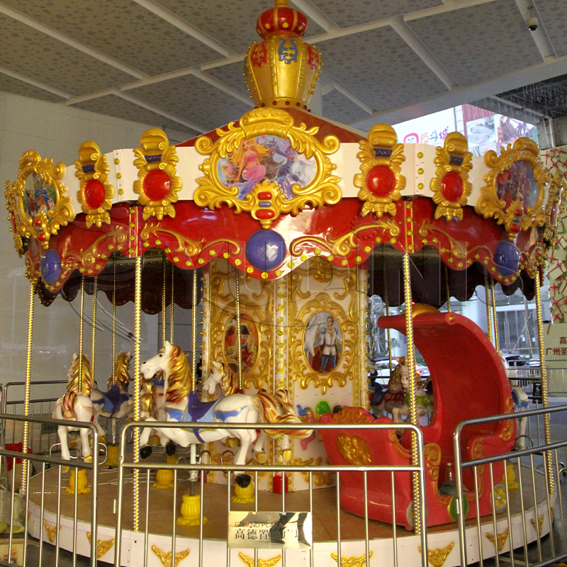 16-seat Europe Carousel Ride - Amusement equipment supplier