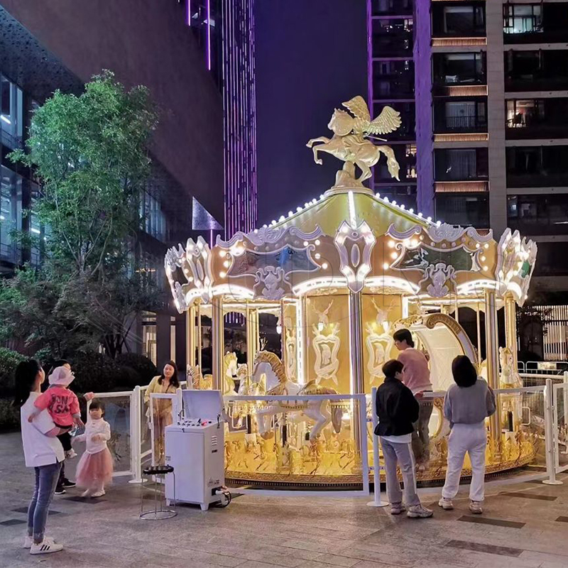 16-seat Luxury Carousel - Amusement equipment supplier