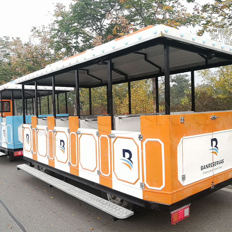 Diesel Sightseeing Trackless Train - Amusement equipment supplier