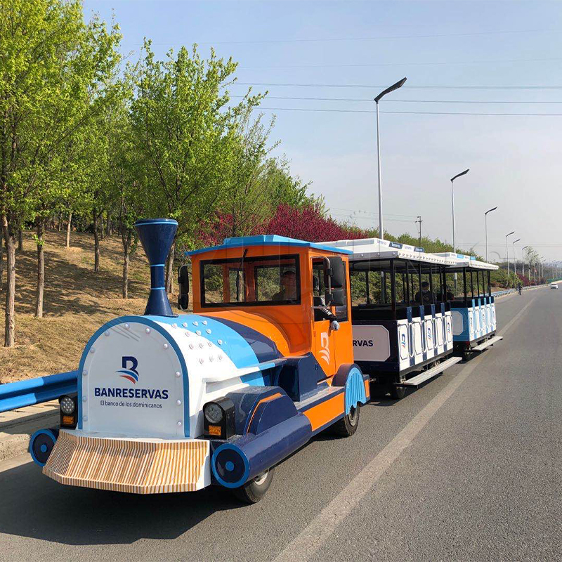 Diesel Sightseeing Trackless Train - Amusement equipment supplier