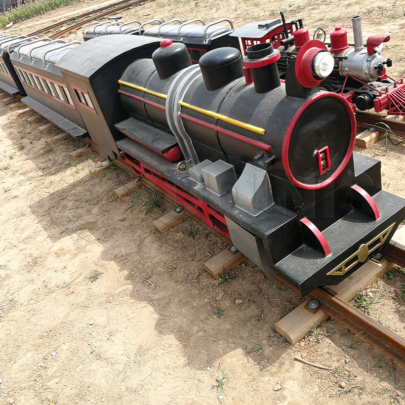 Large Simulated Steam Track Train Ride - Amusement equipment supplier