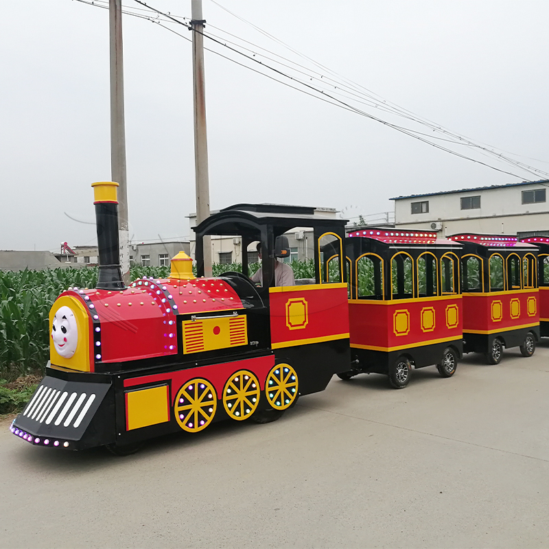Red Thomas Trackless Train - Amusement equipment supplier