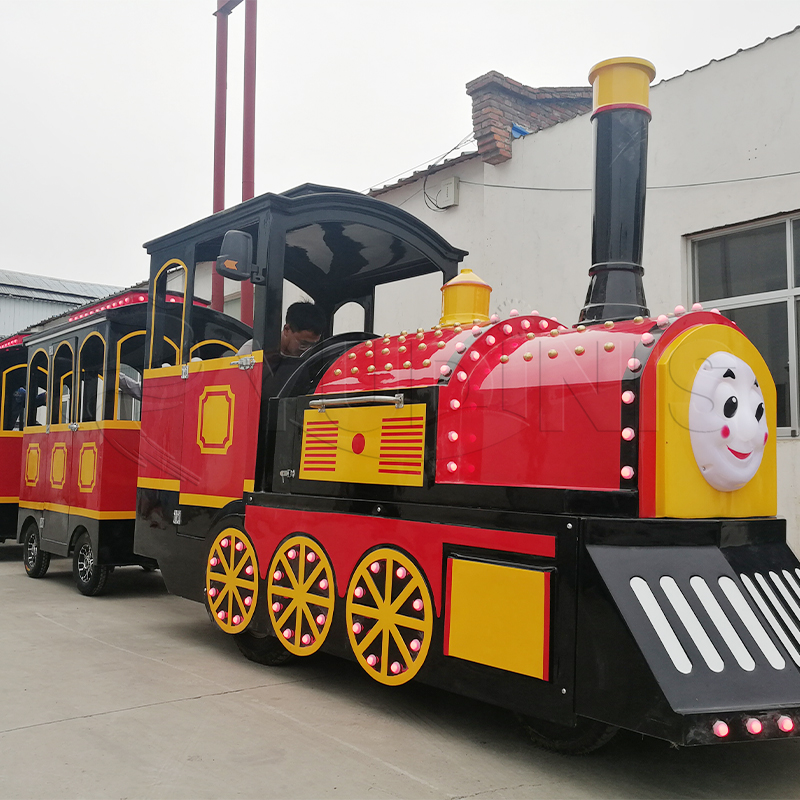 Red Thomas Trackless Train - Amusement equipment supplier