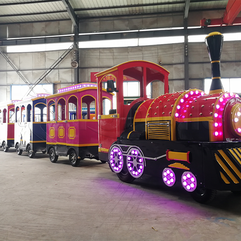 Red Thomas Trackless Train - Amusement equipment supplier