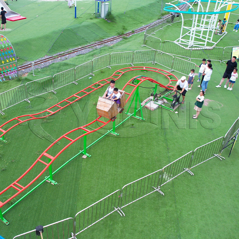 Unpowered Pedal Roller Coaster - Amusement equipment supplier